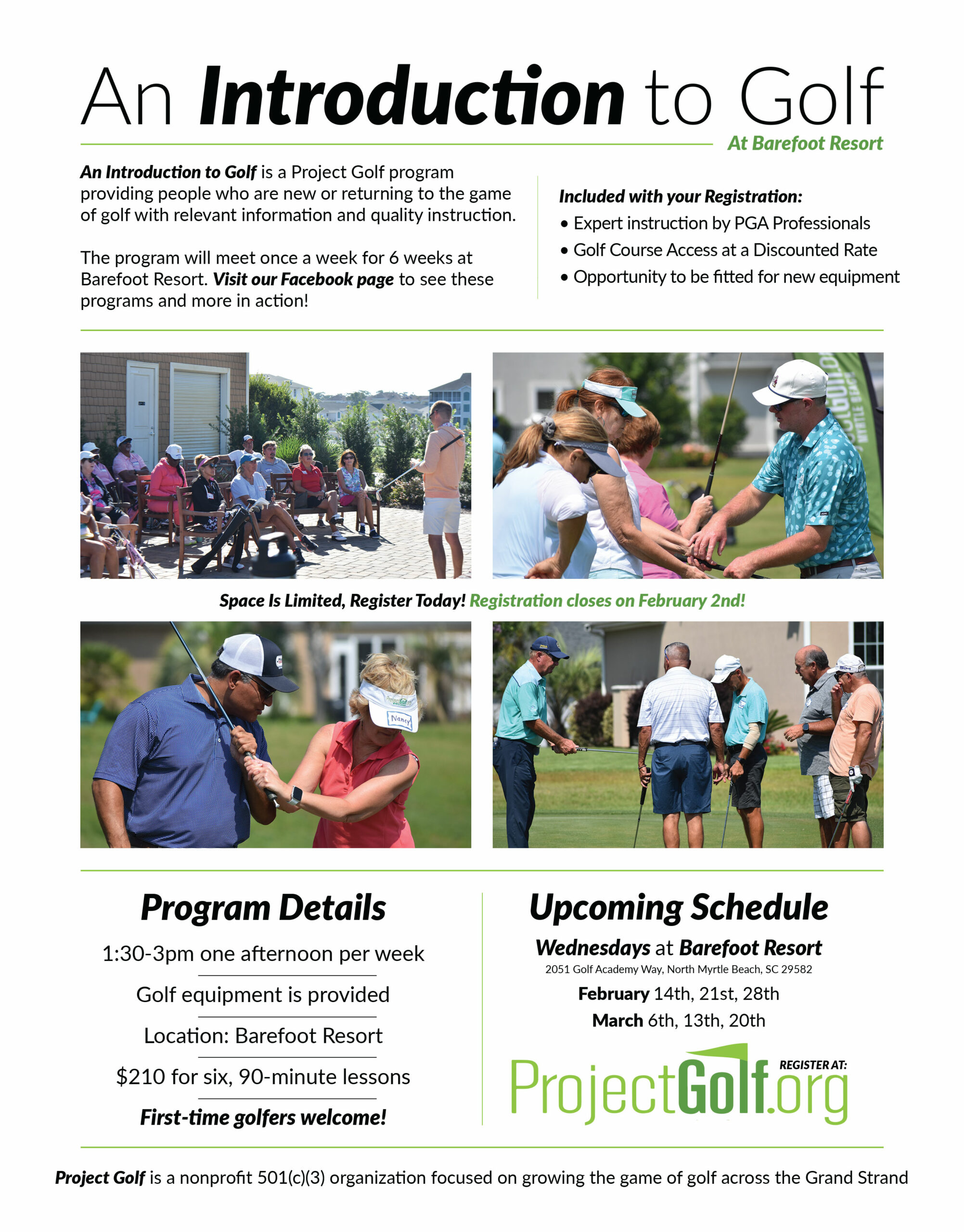 An Introduction to Golf Registration - Project Golf Myrtle Beach